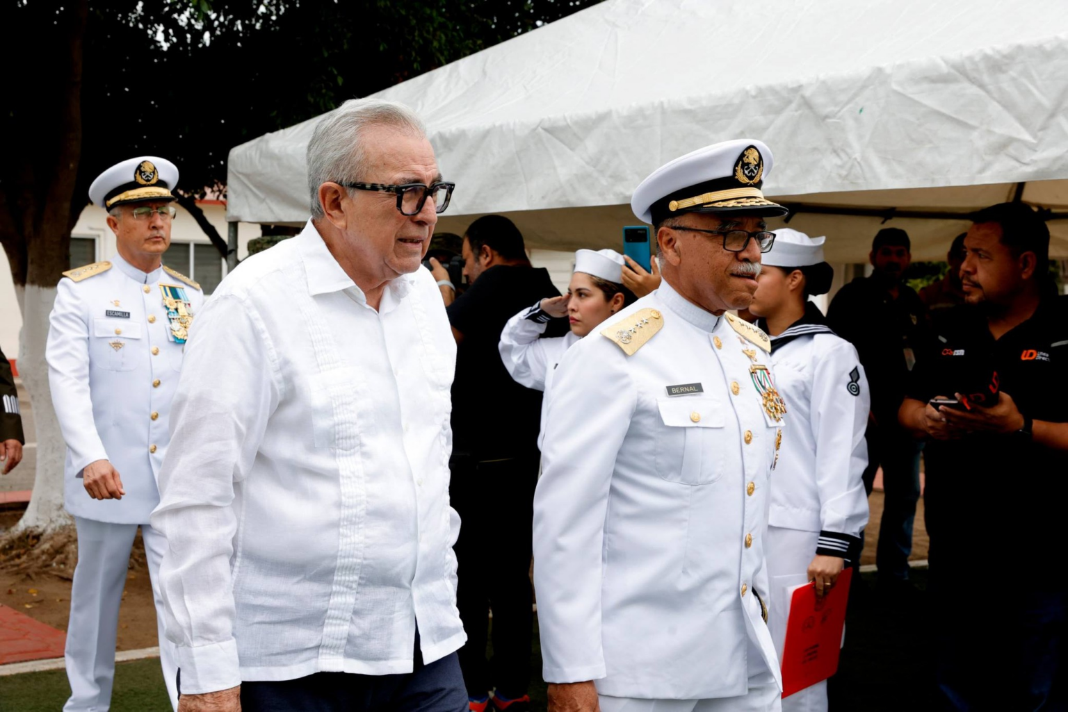 Asiste Rocha Moya al cambio de comandante de la Cuarta Región Naval ...